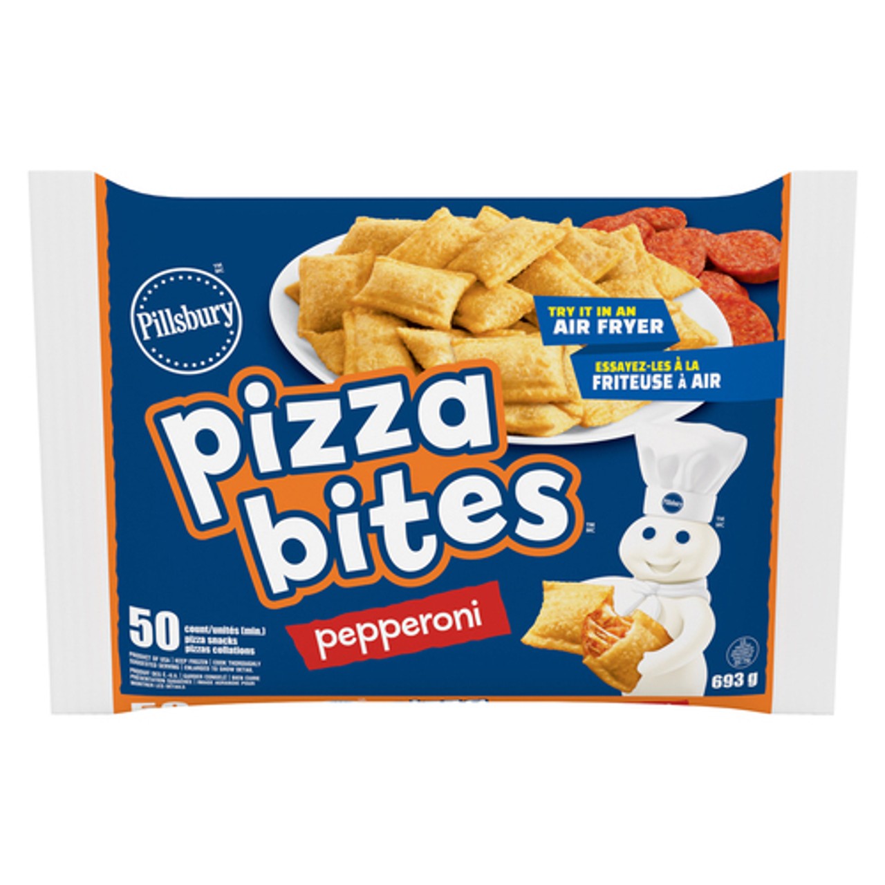 Pillsbury Frozen Pizza Bites Snacks Pepperoni 693 g - Voilà Online ...