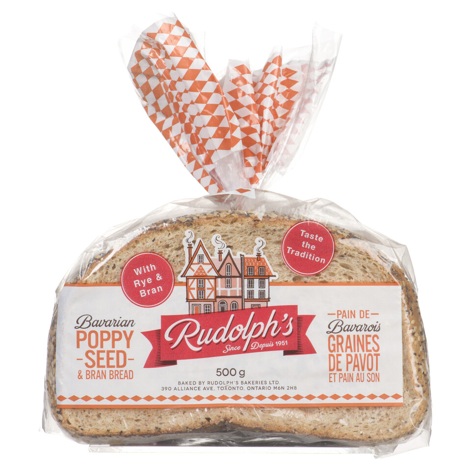 Rudolph's Bavarian Bread Poppy Seed & Bran 500 g - Voilà Online ...