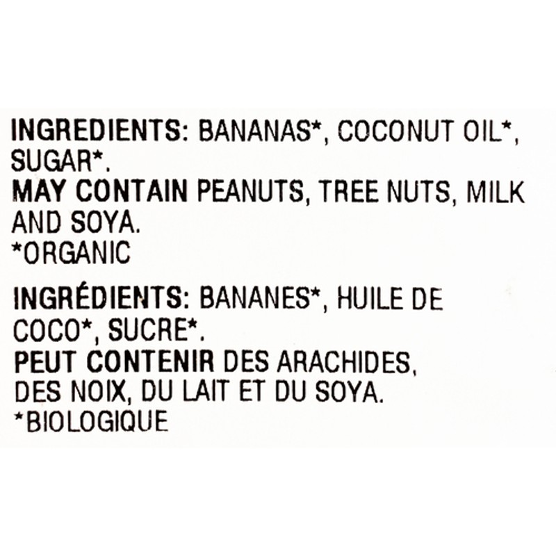 Organically Yours Chips Banana 140 g - Voilà Online Groceries & Offers
