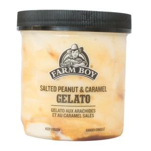 Farm Boy Frozen Gelato Salted Peanut & Caramel 500 ml - Voilà Online ...