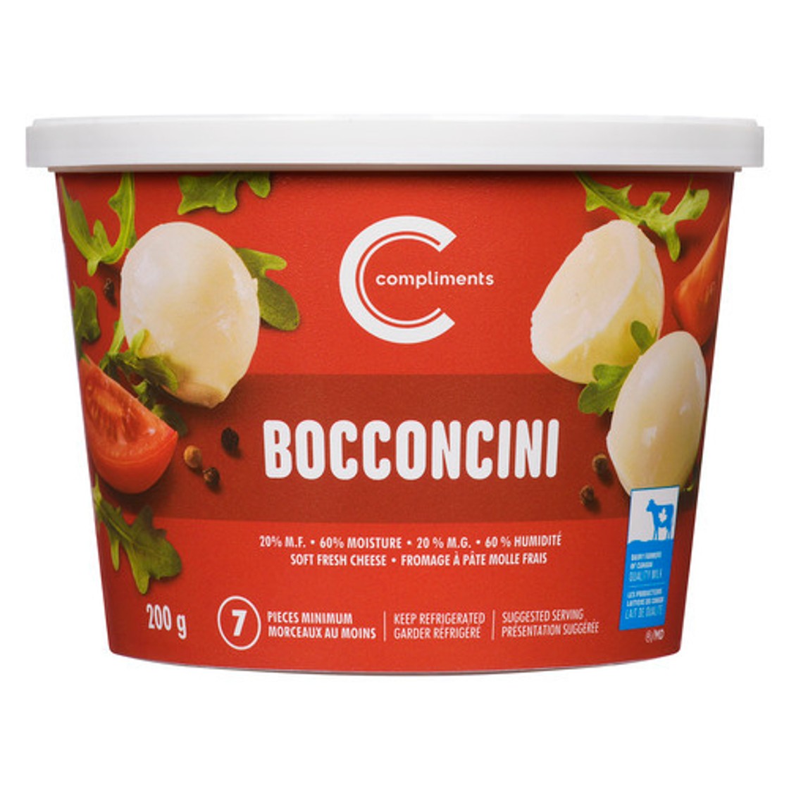 Compliments Soft Fresh Cheese Bocconcini 200 g - Voilà Online Groceries ...