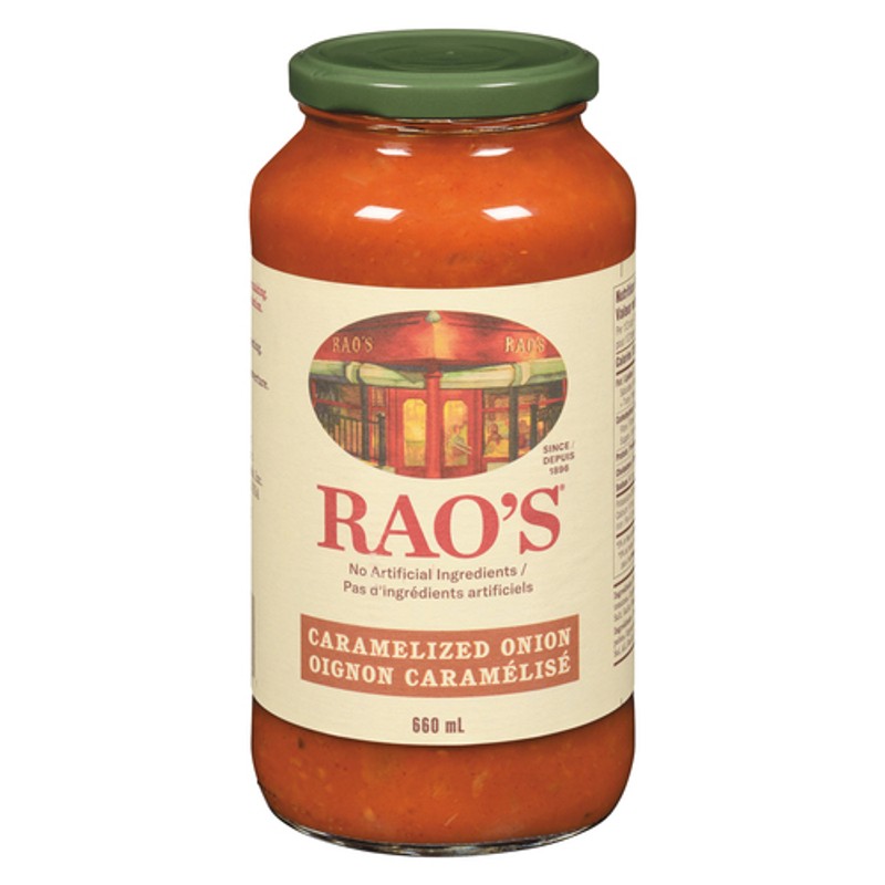 Rao's Sauce Caramelized Onion 660 ml - Voilà Online Groceries & Offers
