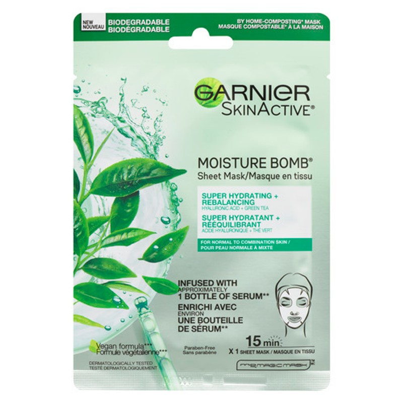 Garnier Skin Active Hydra Bomb Mask Green Tea 32 g - Voilà Online ...