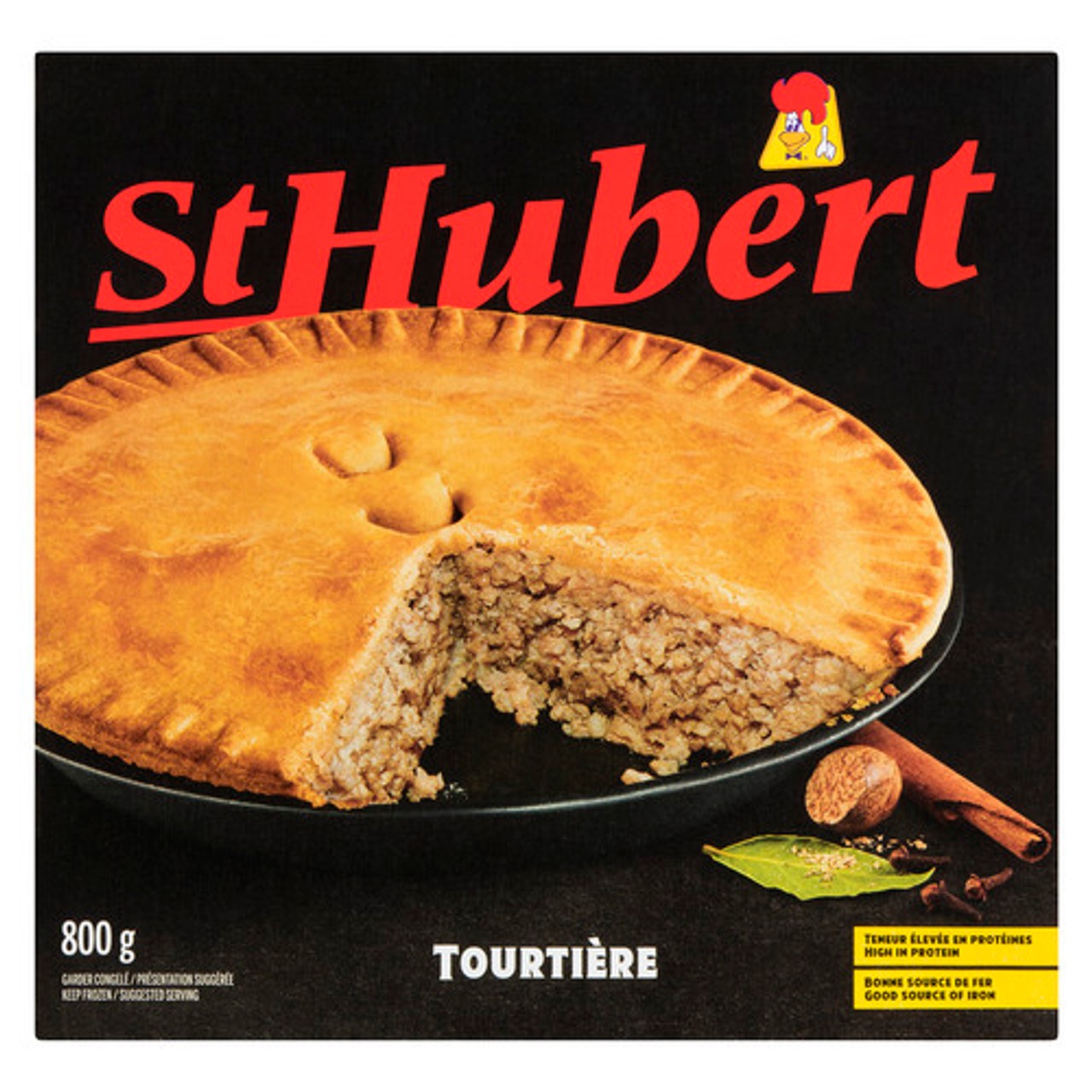 St-Hubert Frozen Tourtiere Meat Pie 800 g - Voilà Online Groceries & Offers