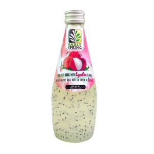 Early Spring Basil Seed Drink With Lychee Flavor 290 ml (bottle ...