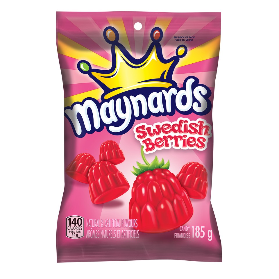 Maynards Candy Swedish Berries 185 g - Voilà Online Groceries & Offers
