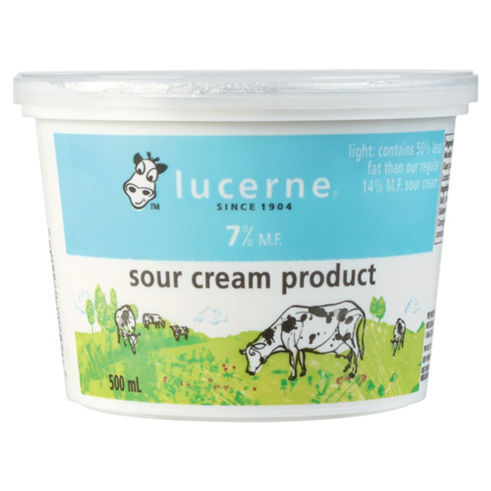 Lucerne Light 7% Sour Cream 500 ml - Voilà Online Groceries & Offers
