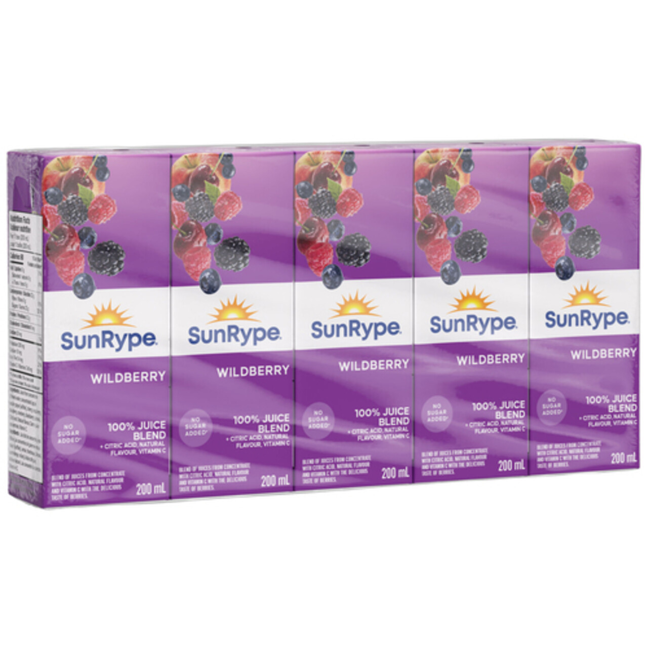 SunRype Juice Wildberry Boxes 5 x 200 ml - Voilà Online Groceries & Offers
