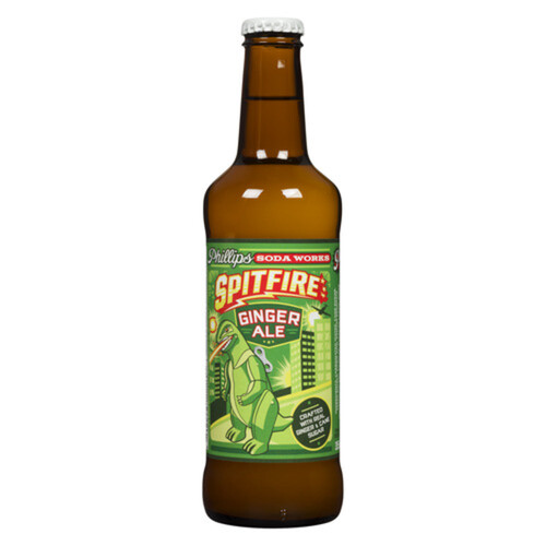 Phillips Spitfire Soda Ginger Ale 355 ml (bottle) - Voilà Online ...