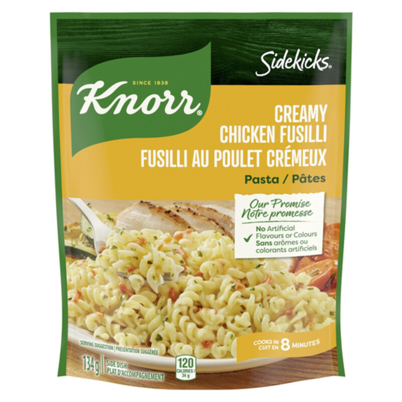 Knorr Sidekicks Pasta Side Dish Creamy Chicken Fusilli 134 g - Voilà ...