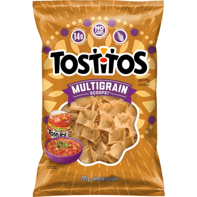 Tostitos Tortilla Chips Multigrain Scoops! 205 g - Voilà Online ...