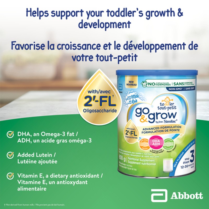 Similac Go & Grow Nutritional Supplement Milk Flavored Powder 850 g ...