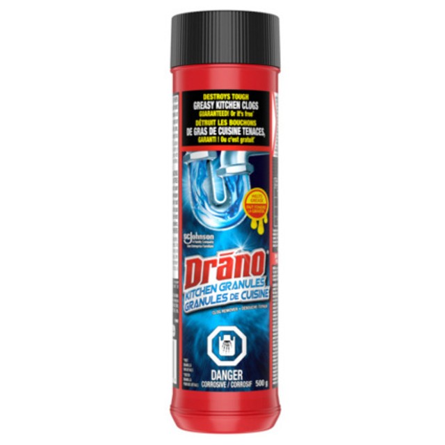 Drano Kitchen Granules Clog Remover 500 g - Voilà Online Groceries & Offers