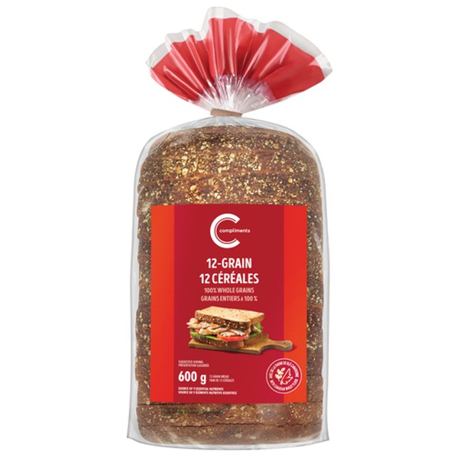 Compliments 12 Grain Bread 600 g - Voilà Online Groceries & Offers