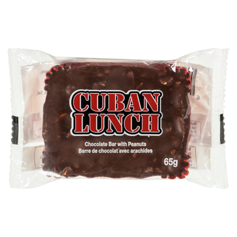 Cuban Lunch Chocolate Bar With Peanut 65 g - Voilà Online Groceries ...