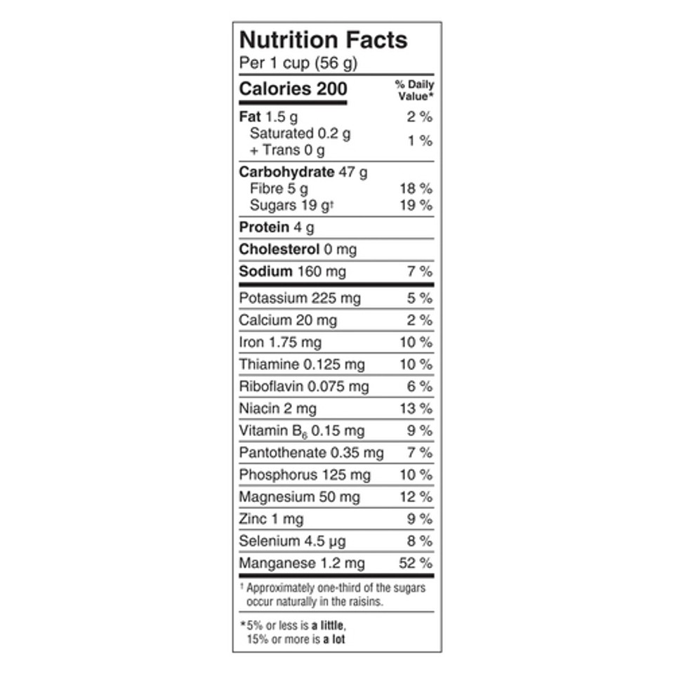 Kellogg's Cereal Raisin Bran Toasted Oat & Honey 451 g - Voilà Online ...