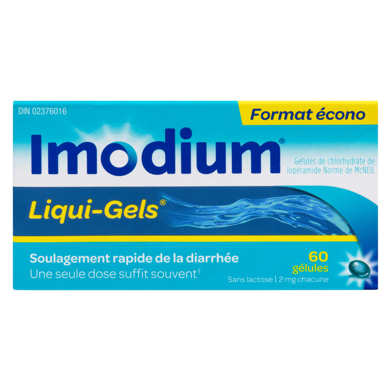 Imodium Fast Soothing Relief Of Diarrhea Liqui-Gels 60 Capsules - Voilà ...