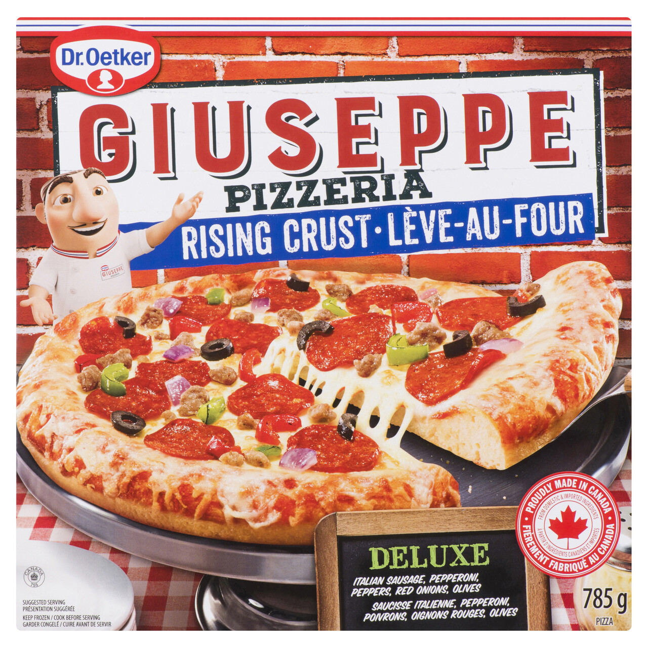 Dr. Oetker Giuseppe Frozen Rising Crust Pizza Deluxe 785 g - Voilà ...