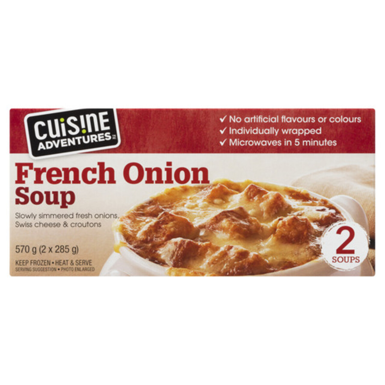 Plats Du Chef Frozen French Onion Soup 2 x 285 g - Voilà Online ...