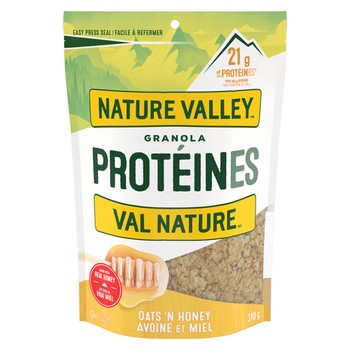 Nature Valley Protein Granola Cereal Oats 'n Honey 310 g - Voilà Online ...