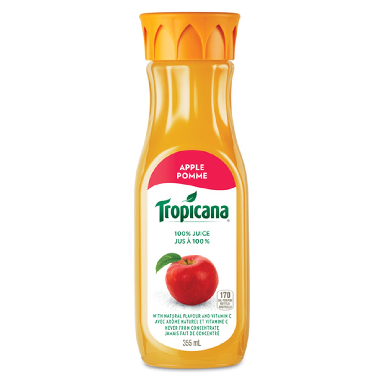 Tropicana 100% Apple Juice 355 ml - Voilà Online Groceries & Offers