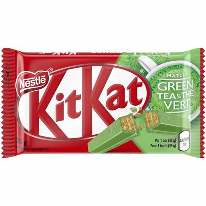 Kit Kat Chocolate Bars Green Tea 4 x 35 g - Voilà Online Groceries & Offers
