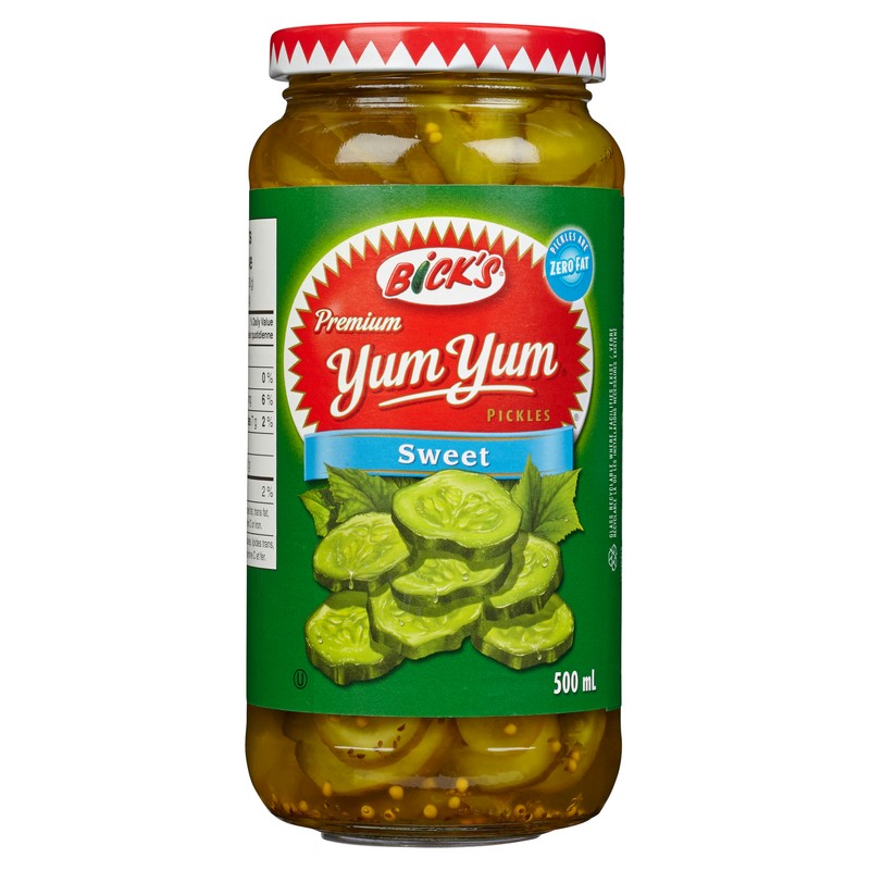 Bick's Pickles Yum Yum Sweet 500 ml - Voilà Online Groceries & Offers