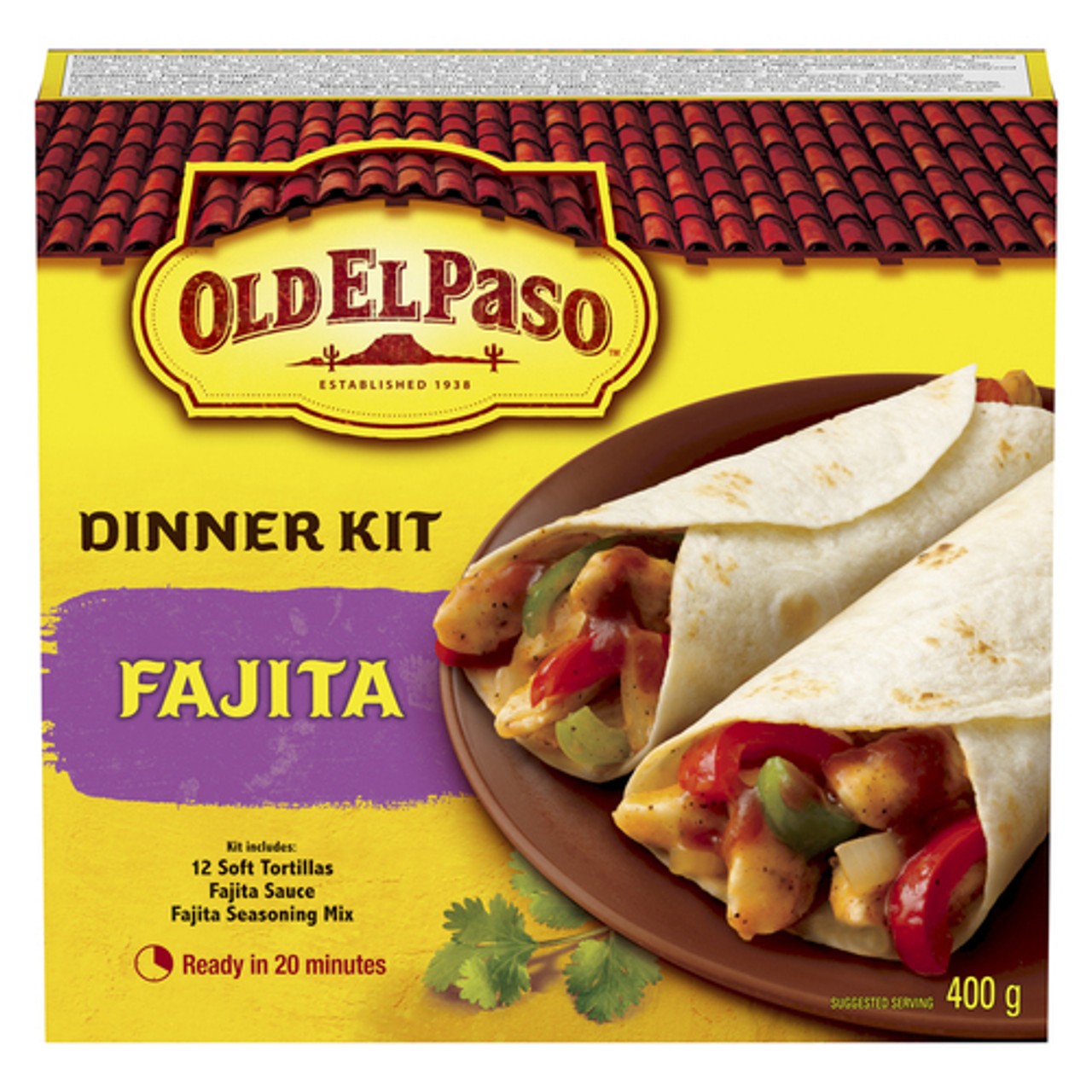Old El Paso Dinner Kit Fajita 400 g - Voilà Online Groceries & Offers