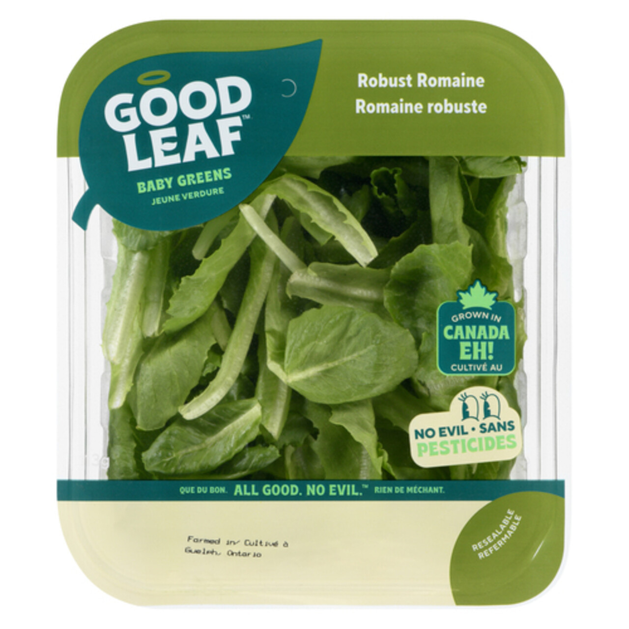 GoodLeaf Baby Greens Robust Romaine 113 g - Voilà Online Groceries & Offers