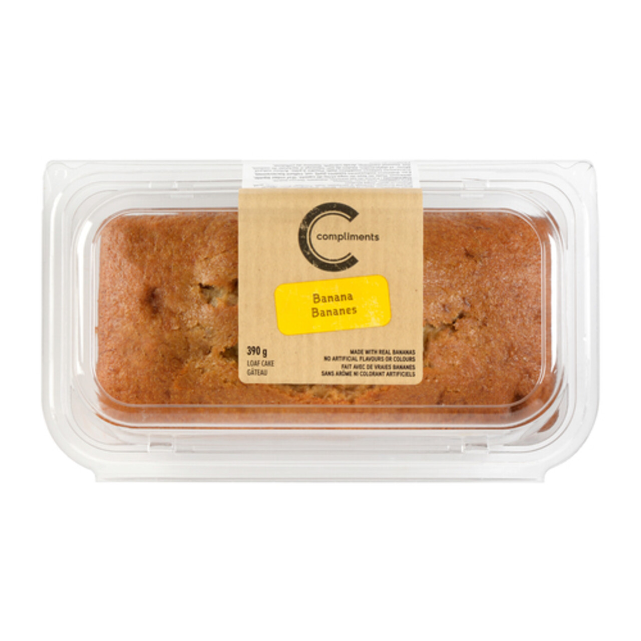 Compliments Loaf Cake Banana 390 g - Voilà Online Groceries & Offers