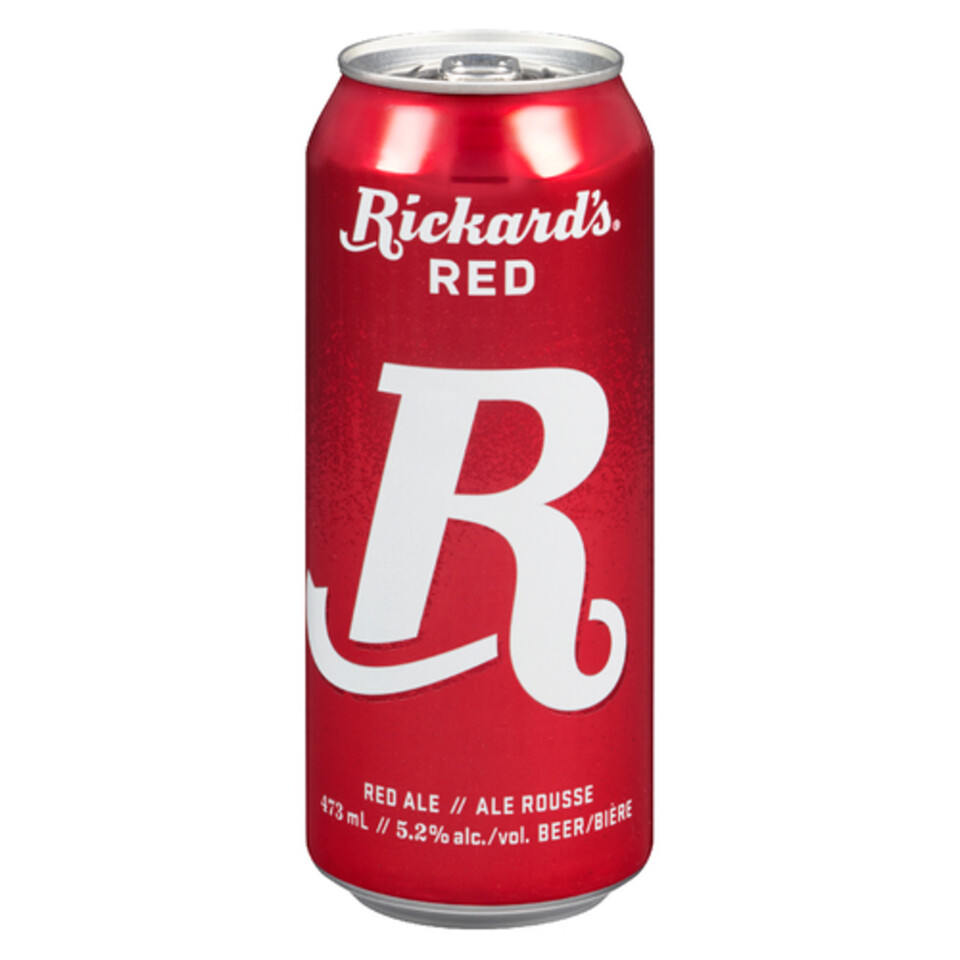 Rickard's Red Beer 5.2% Alcohol 473 ml (can) - Voilà Online Groceries ...