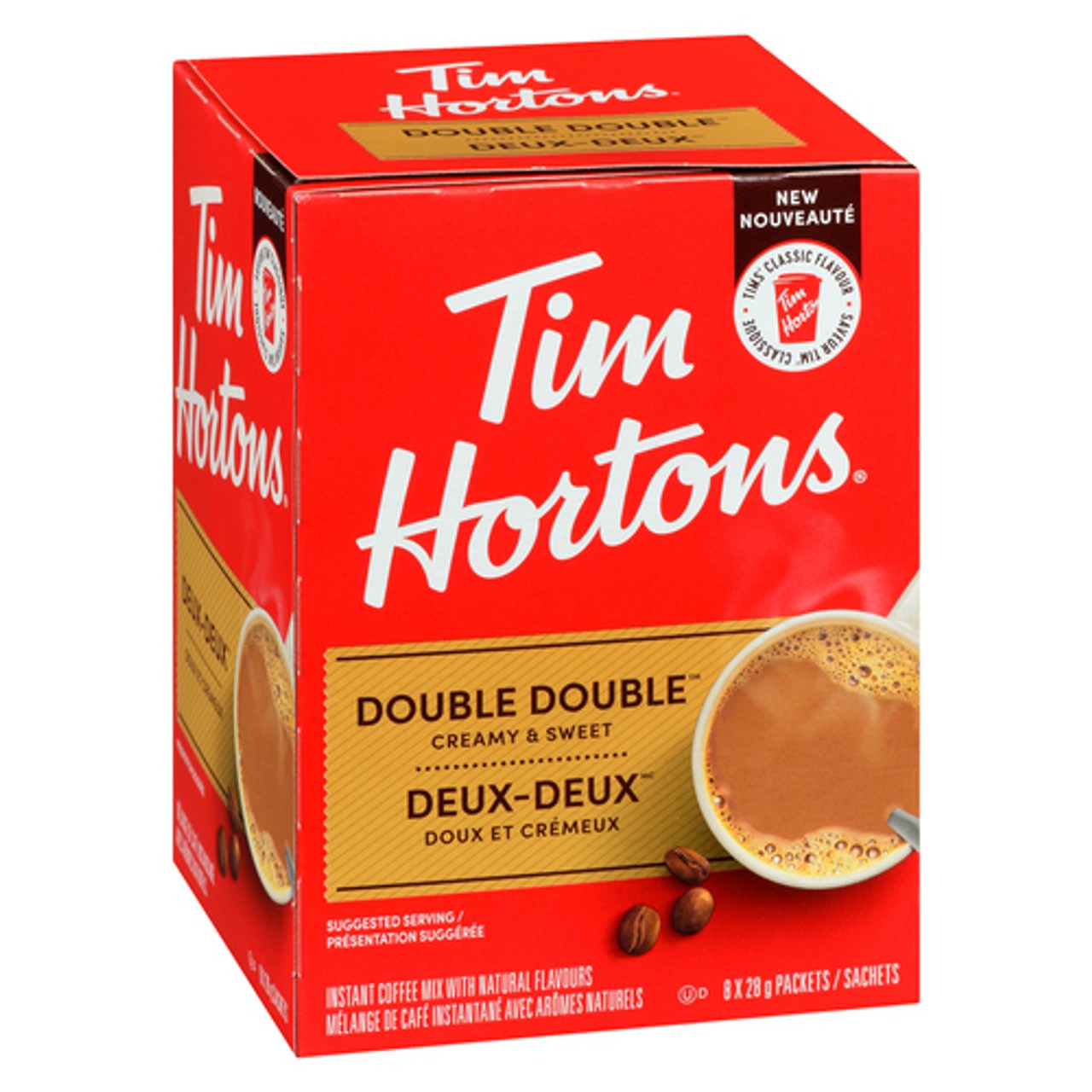 Tim Hortons Instant Coffee Mix Double Double 8 x 28 g - Voilà Online ...