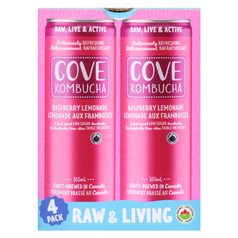 Cove Raspberry Lemonade Beverage 4 x 355 ml (cans) - Voilà Online ...