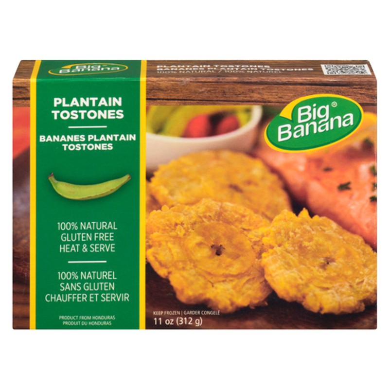 Big Banana Frozen Tostones Plantain 312 g - Voilà Online Groceries & Offers