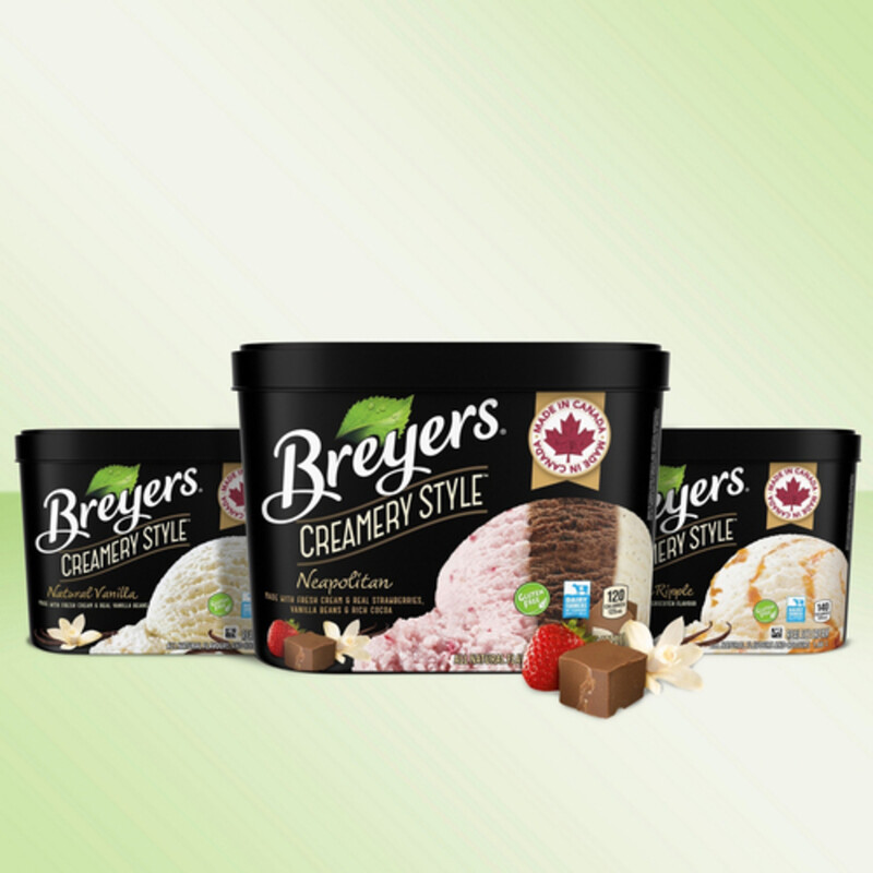 Breyers Ice Cream Neapolitan Style Made With Fresh Cream 1.66 L - Voilà ...