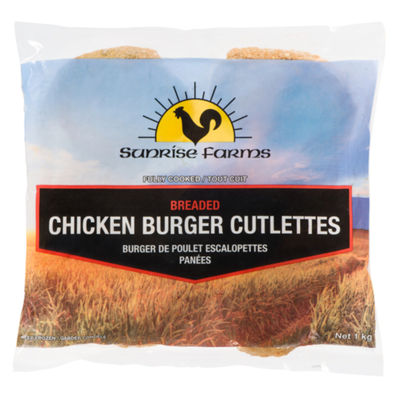 Sunrise Poultry Breaded Chicken Burgers 1 kg - Voilà Online Groceries ...