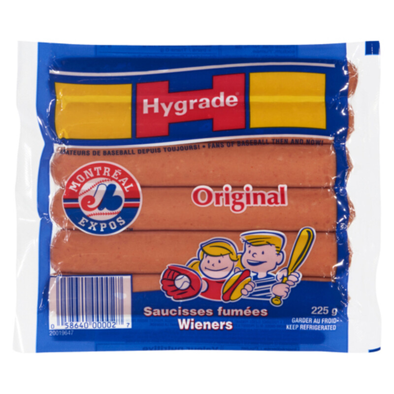Hygrade Wieners Original 225 g - Voilà Online Groceries & Offers