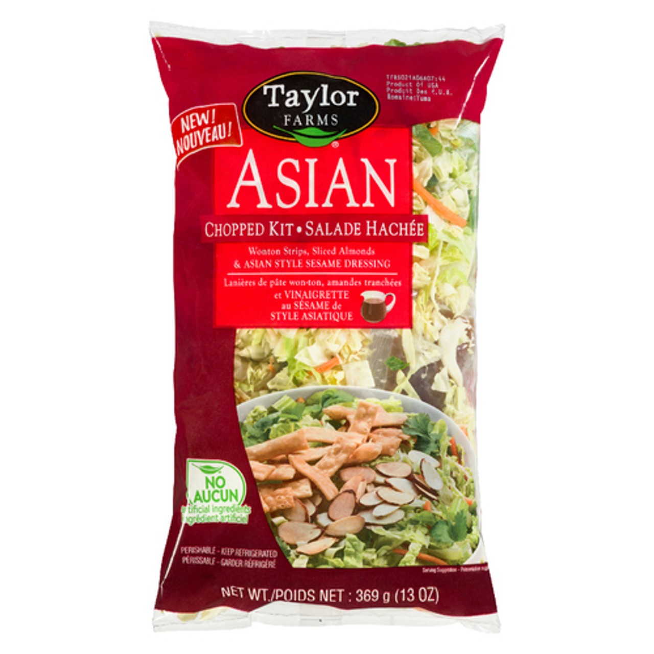 Taylor Farms Chopped Salad Kit Asian 369 g - Voilà Online Groceries ...