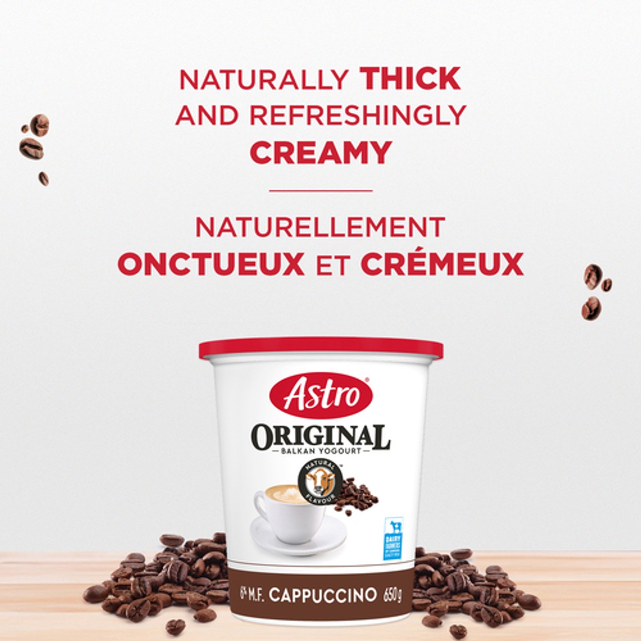 Astro Original 6% Yogurt Balkan Style Cappuccino 650 g - Voilà Online ...