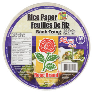 Rose Brand Rice Paper 400 g - Voilà Online Groceries & Offers