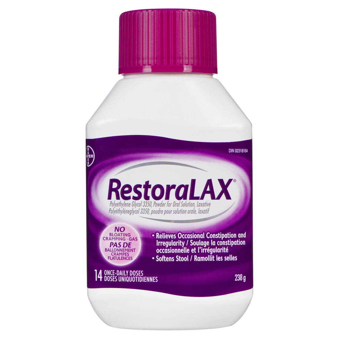 RestoraLAX Laxative 14 Once-Daily Doses 238 g - Voilà Online Groceries ...