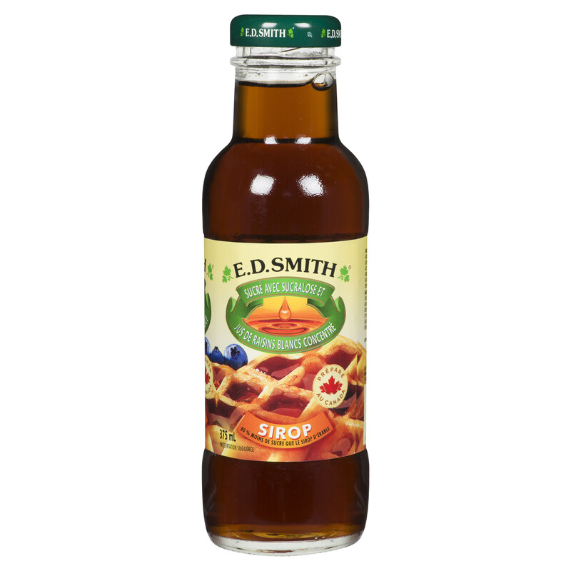 E.D. Smith Table Syrup Less Sugar 375 ml - Voilà Online Groceries & Offers