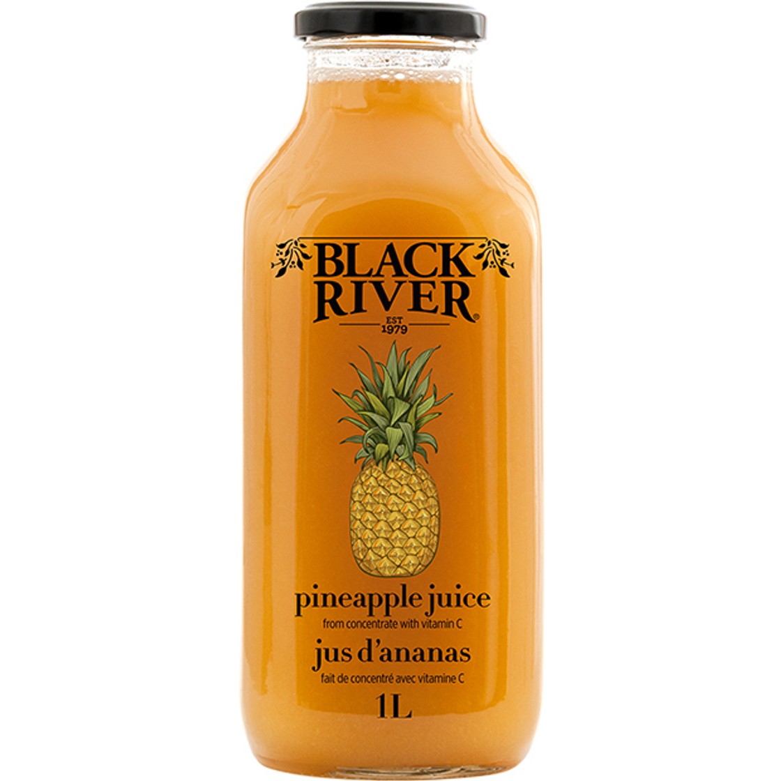 Black River Juice Pineapple 1 L (bottle) - Voilà Online Groceries & Offers