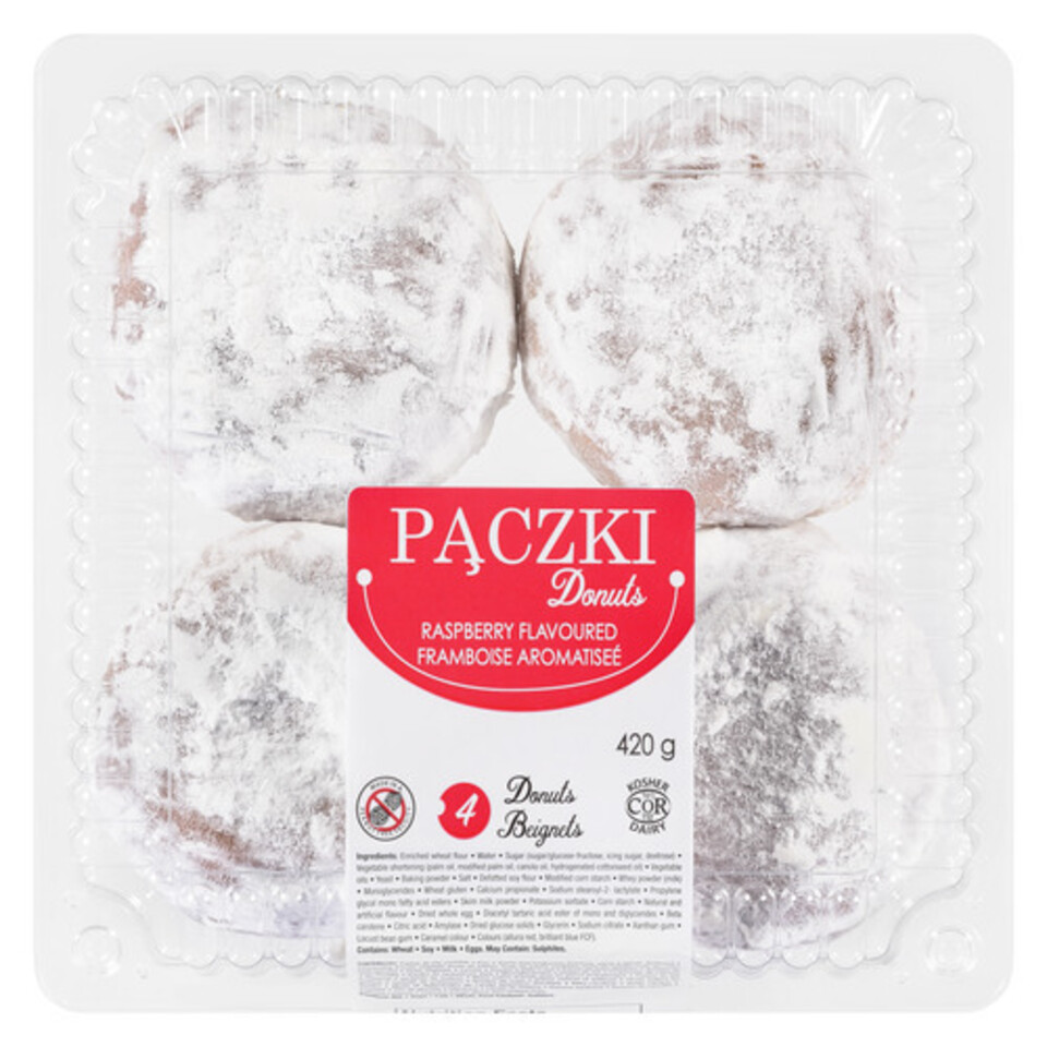 CT Bakery Paczki Donuts Raspberry 420 g (frozen) - Voilà Online ...