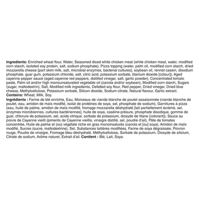 Pillsbury Pizza Bites Frozen Pizza Snacks Buffalo Style Chicken 50 ...