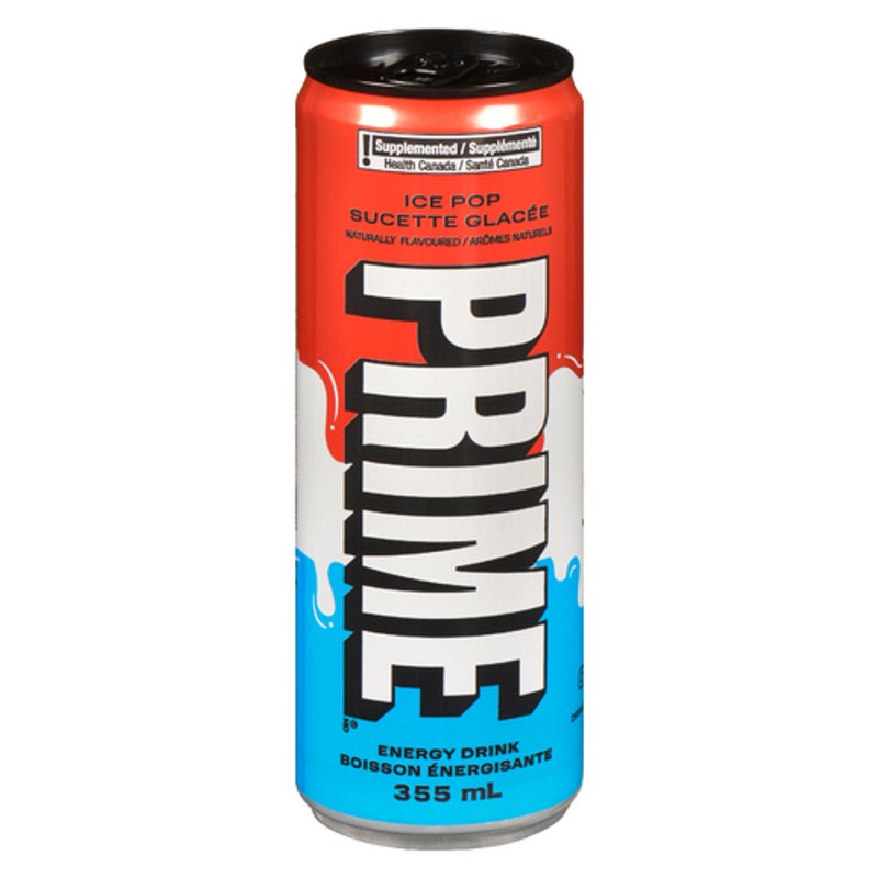 Prime Energy Drink Ice Pop 355 ml (can) - Voilà Online Groceries & Offers
