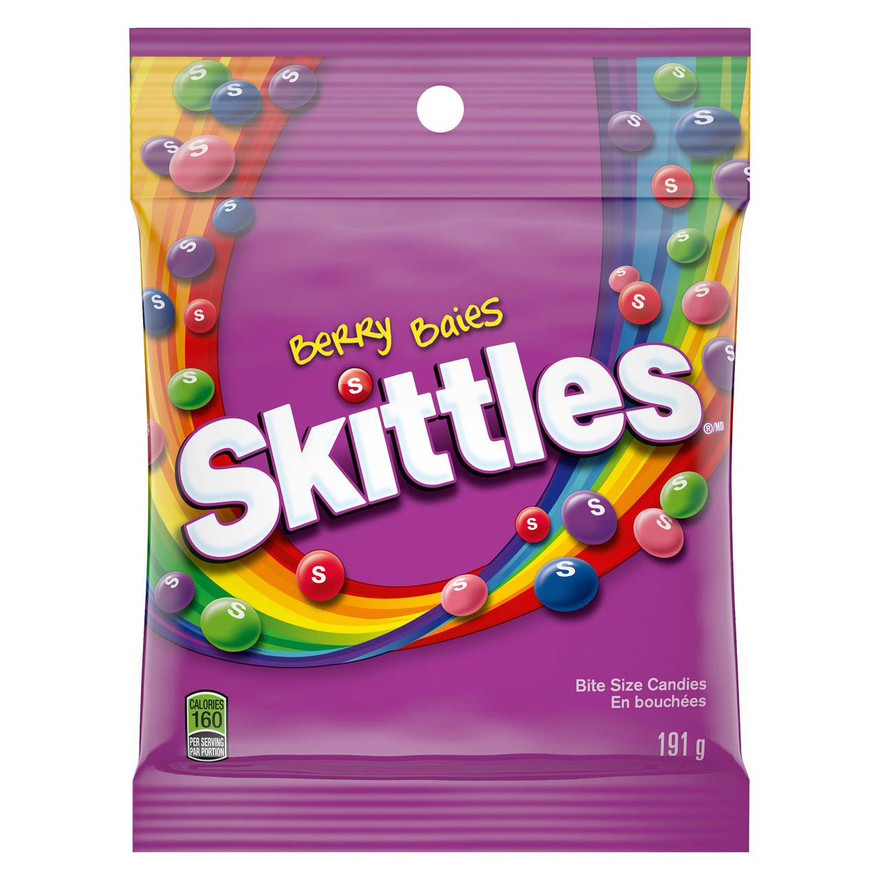 Skittles Chewy Candy Wild Berry Bag 191 g - Voilà Online Groceries & Offers