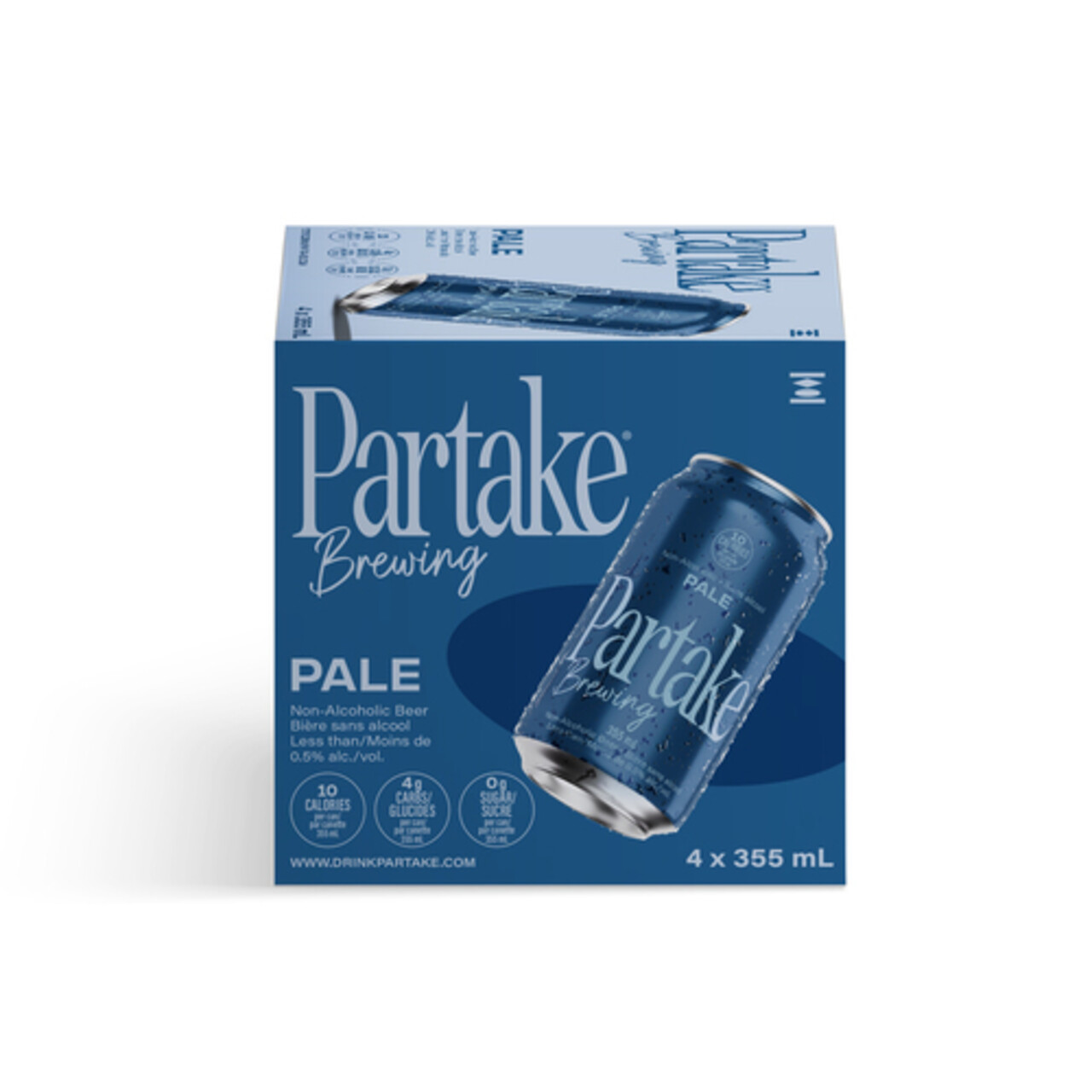 Partake Brewing Non Alcoholic Beer Pale Craft 4 x 355 ml (cans) - Voilà ...