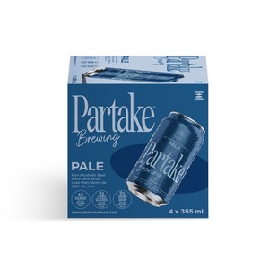 Partake Brewing Non Alcoholic Beer Pale Craft 4 x 355 ml (cans) - Voilà ...