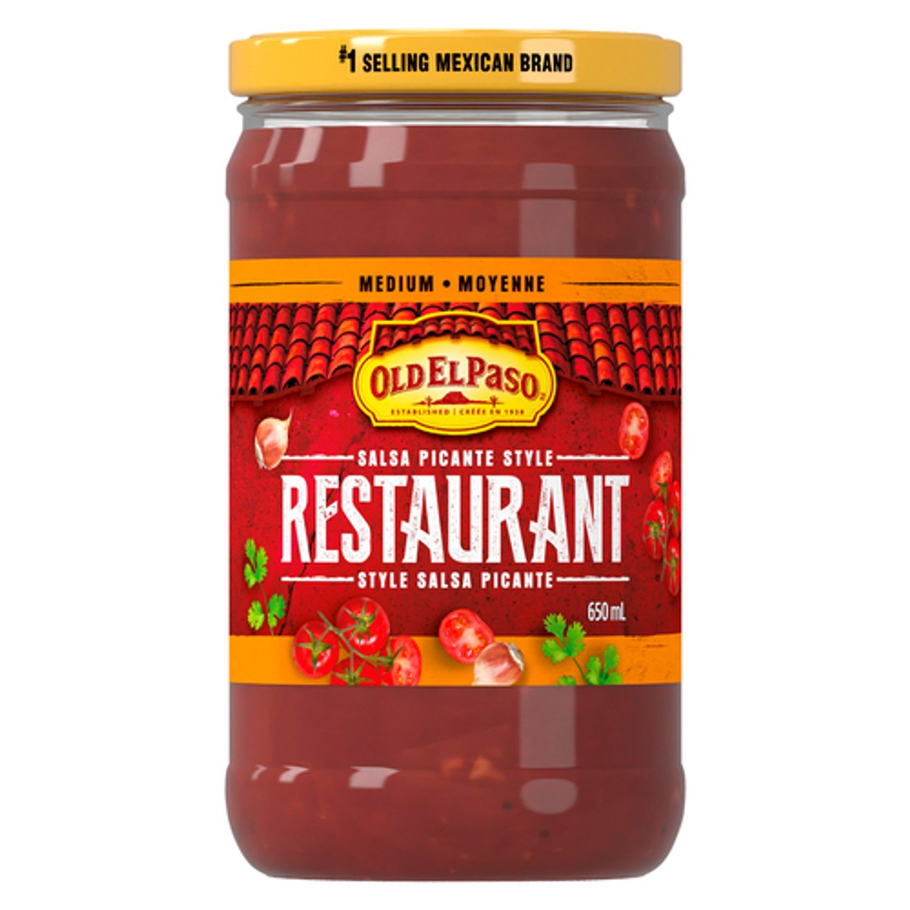 Old El Paso Salsa Picante Style Restaurant Medium 650 ml - Voilà Online ...